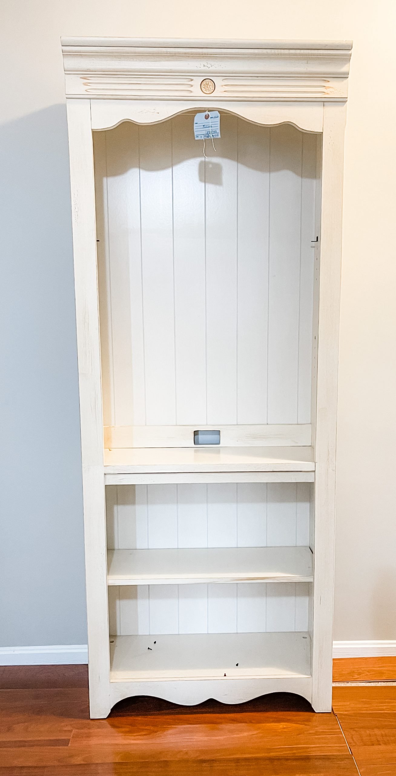 Thrifted Bookcase Makeover - Saved from Salvage