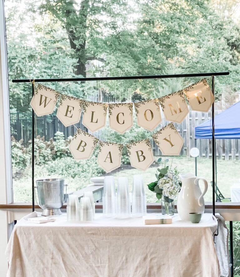 DECOR FOR A NEUTRAL BABY SHOWER - Saved from Salvage