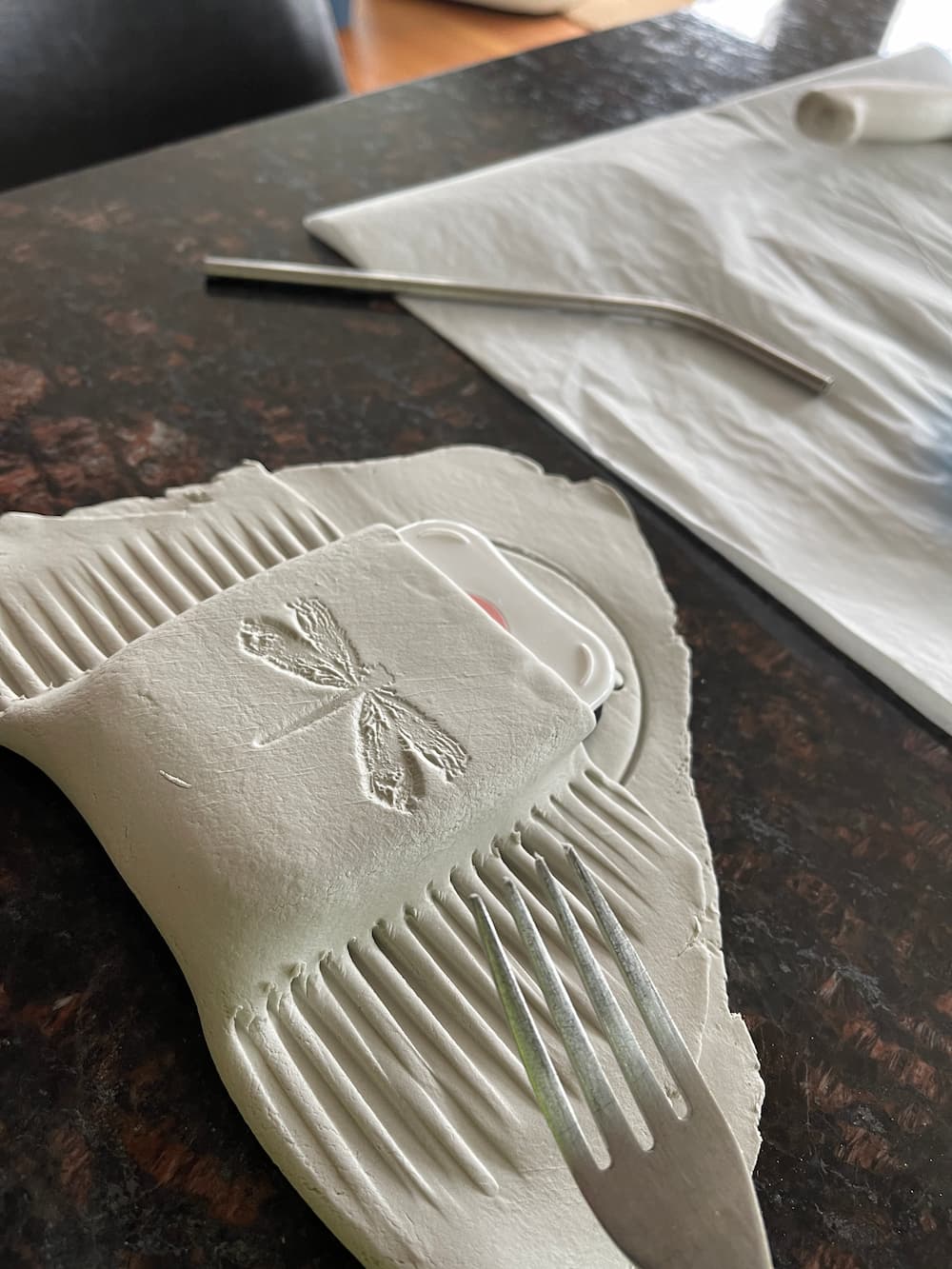 EASY AIR DRY CLAY WALL POCKET - Saved from Salvage