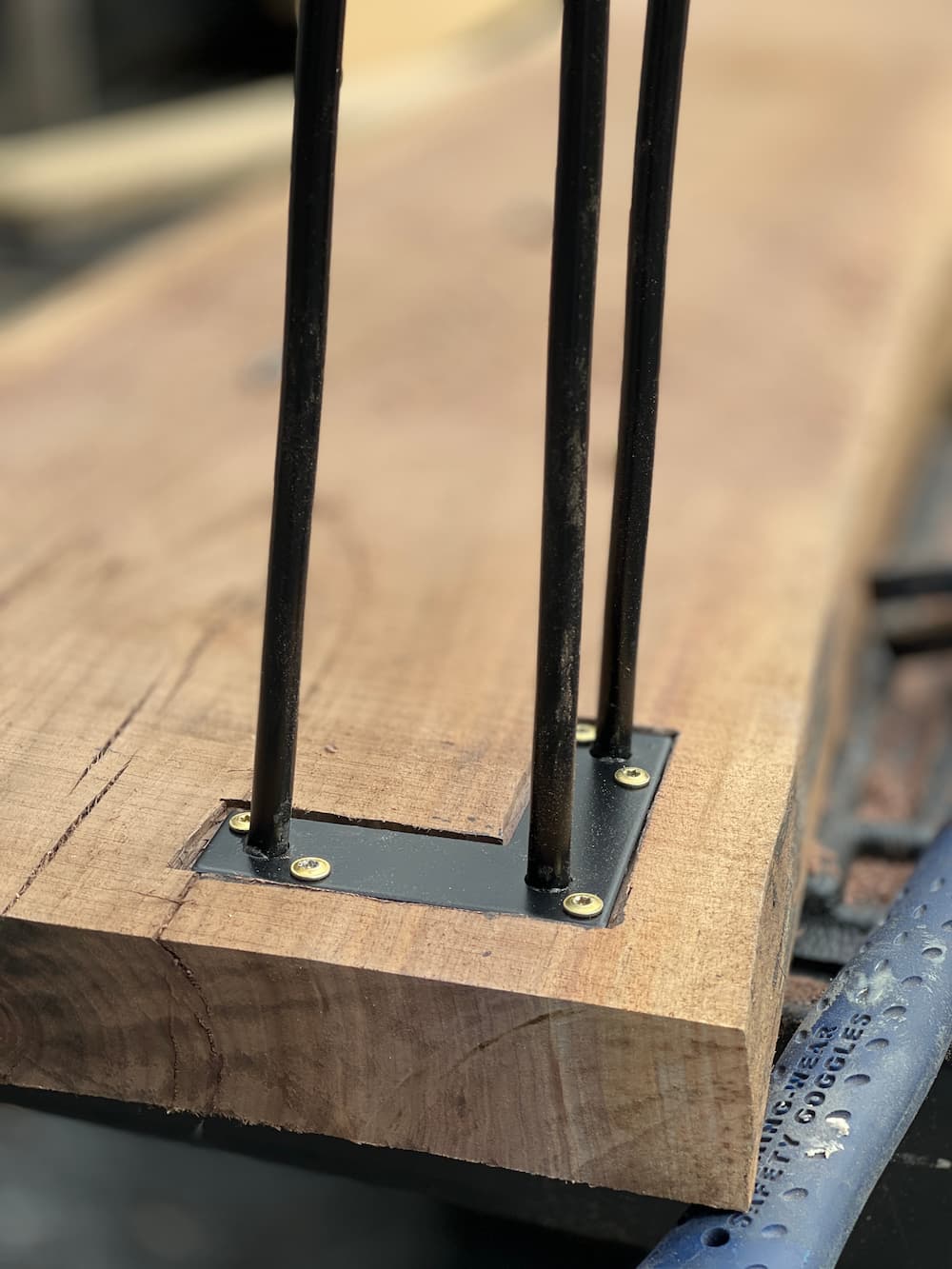 HOW TO MAKE A LIVE EDGE WOOD TABLE FROM SLABS - Saved from Salvage