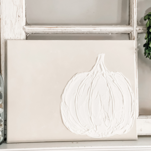 IDEAS FOR DRAWING AND PAINTING AN EASY FALL PUMPKIN - Saved from Salvage