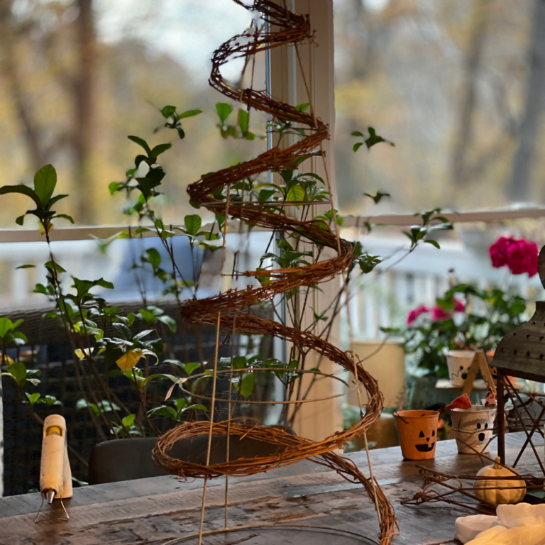 HOW TO DIY A FAUX GRAPEVINE TREE FOR CHRISTMAS - Saved from Salvage